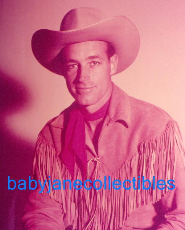 GUY MADISON COLOR COWBOY WESTERN portrait photo (208) | eBay