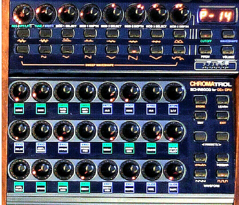 BEHRINGER BCR 2000 EDITOREN FOR- RHODES-CHROMA TX802 PROPHET-VS ROLAND ...