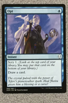 MTG OPT 1X- DOMINARIA - COMMON - NM - MTG | eBay