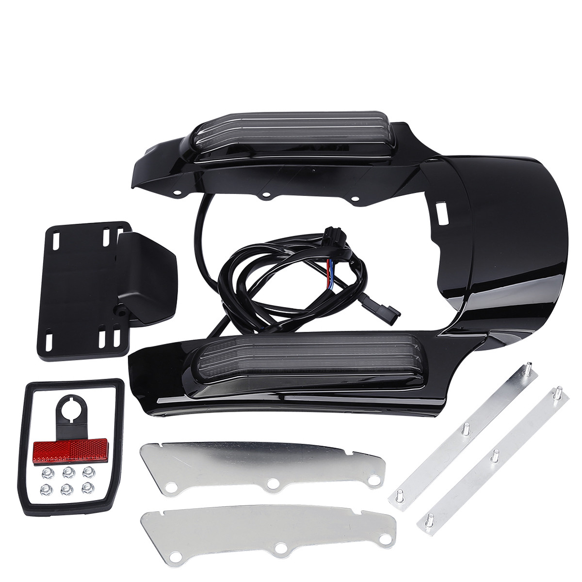 LED Rear Fender Fascia For Harley Touring Road King Glide FLHR FLTRX ...