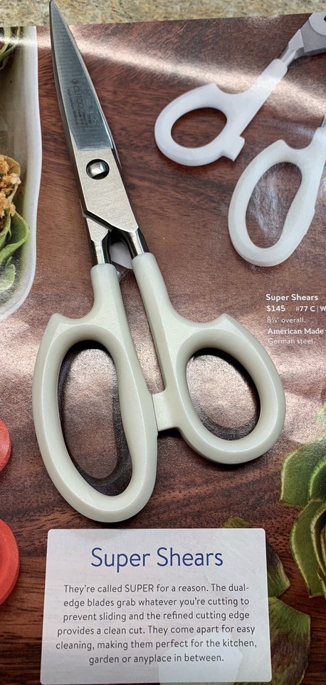 New Cutco 77 Kitchen Scissors Take Apart Shears 8 inch White Handle | eBay