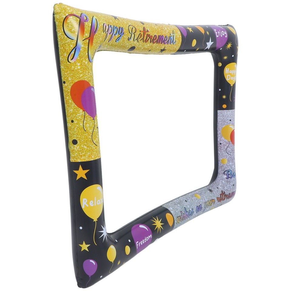 Retirement Themed Inflatable Photo Frame Inflatable Photo Frame Selfie ...