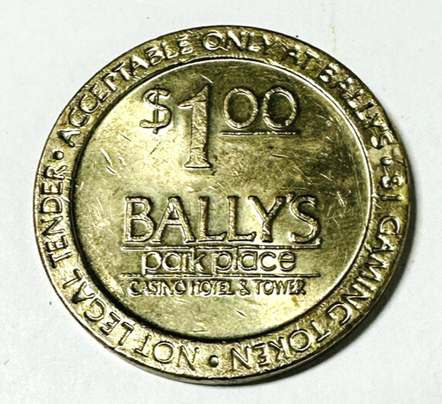 Bally’s Park Place Casino Hotel & Tower $1 Gaming Token Chip Atlantic ...
