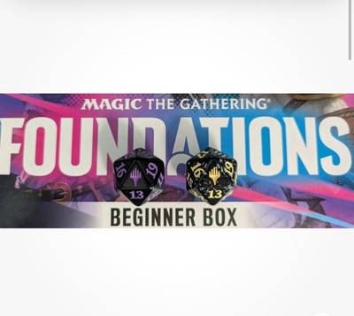 MTG Foundations Beginner Box Kit 20-Sided Spindown Die - New, Free ...