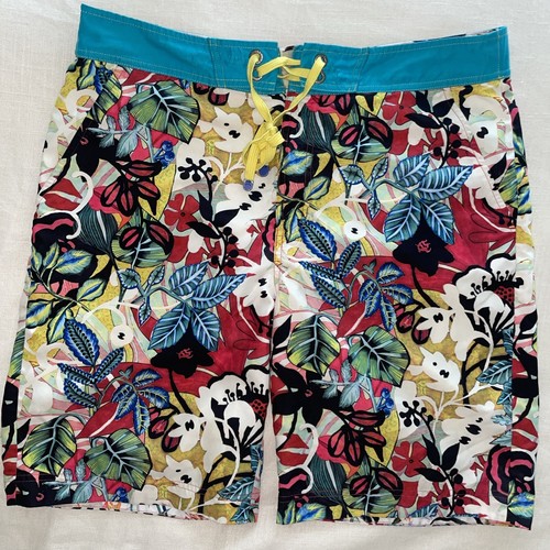 Robert Graham Swim Trunks 36 Tropical Multicolor Floral Classic Fit ...