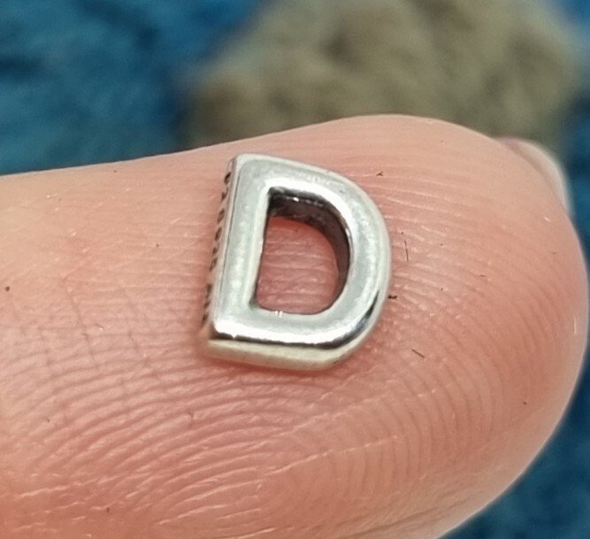 Genuine Pandora Letter D Petite Floating Locket Charm… - Gem