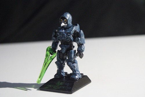 Mega Construx Custom Halo Spartan Blackguard Carrion Crow Minifigure | eBay