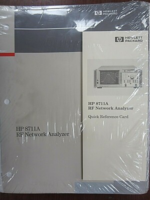 HP 8711A RF Network Analyzer Operating & Programming Guide 08711-90002 ...