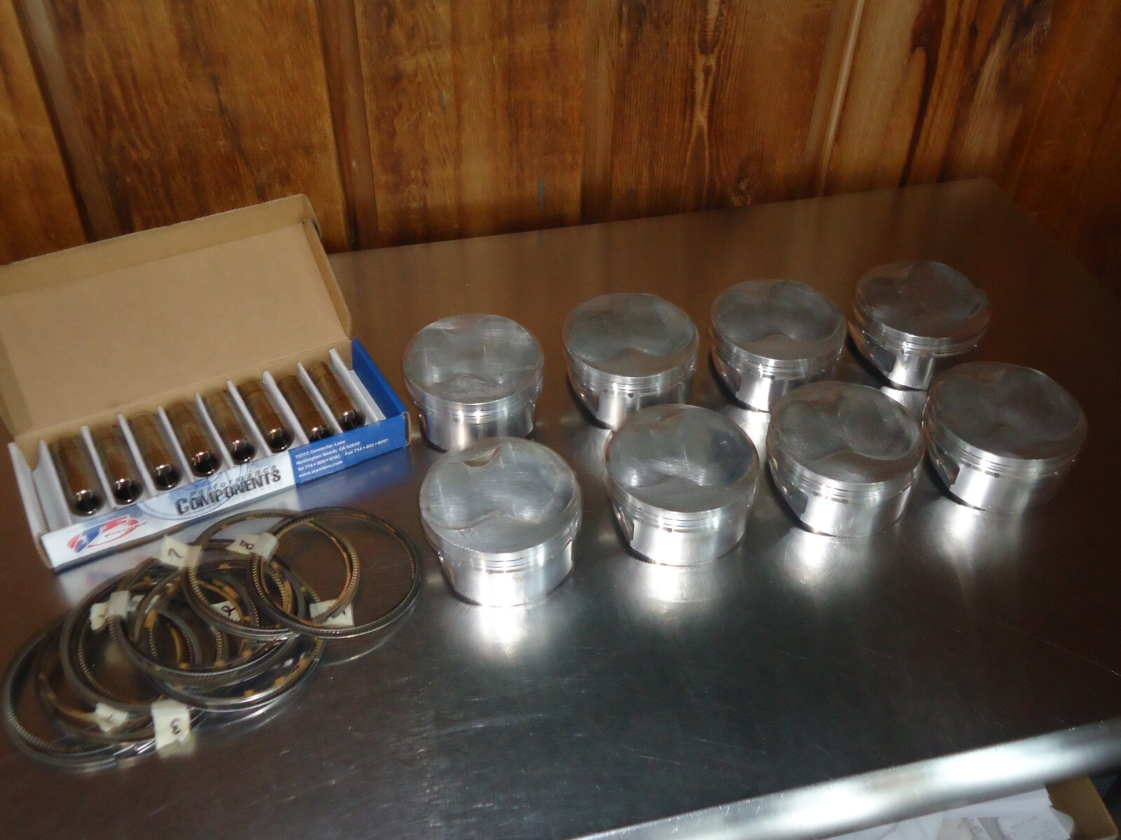 JE Pistons Engine Dome Piston Chevrolet Chevy 4.125" Bore Set of (8) | eBay