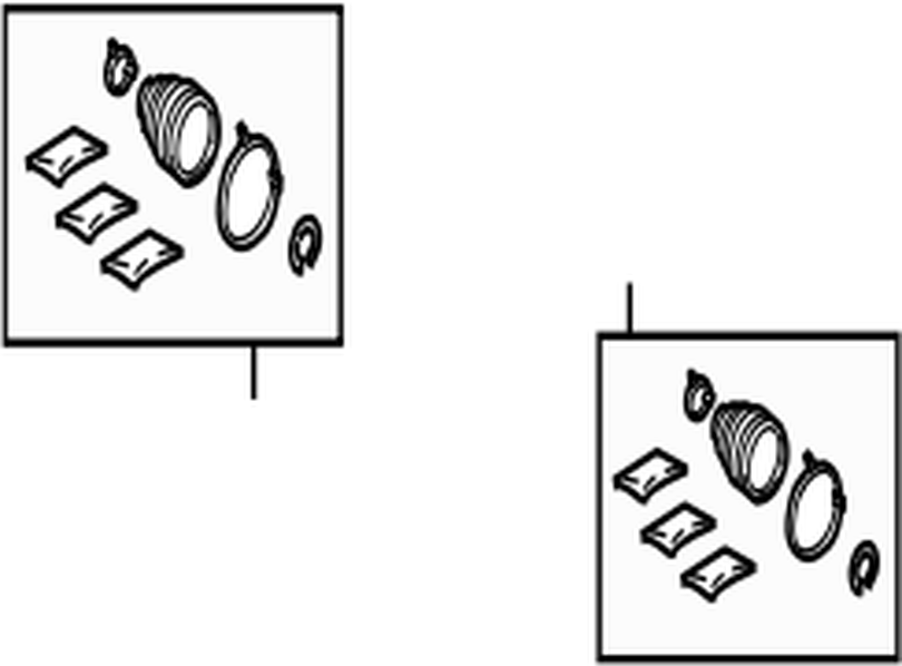 04438-08020 Toyota Boot kit, front drive shaft inboard joint, lh ...