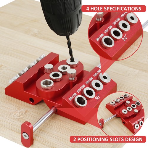 30 45 90 Angle Drill Guide Jig Aluminum Alloy Drilling Hole Guide Jig ...