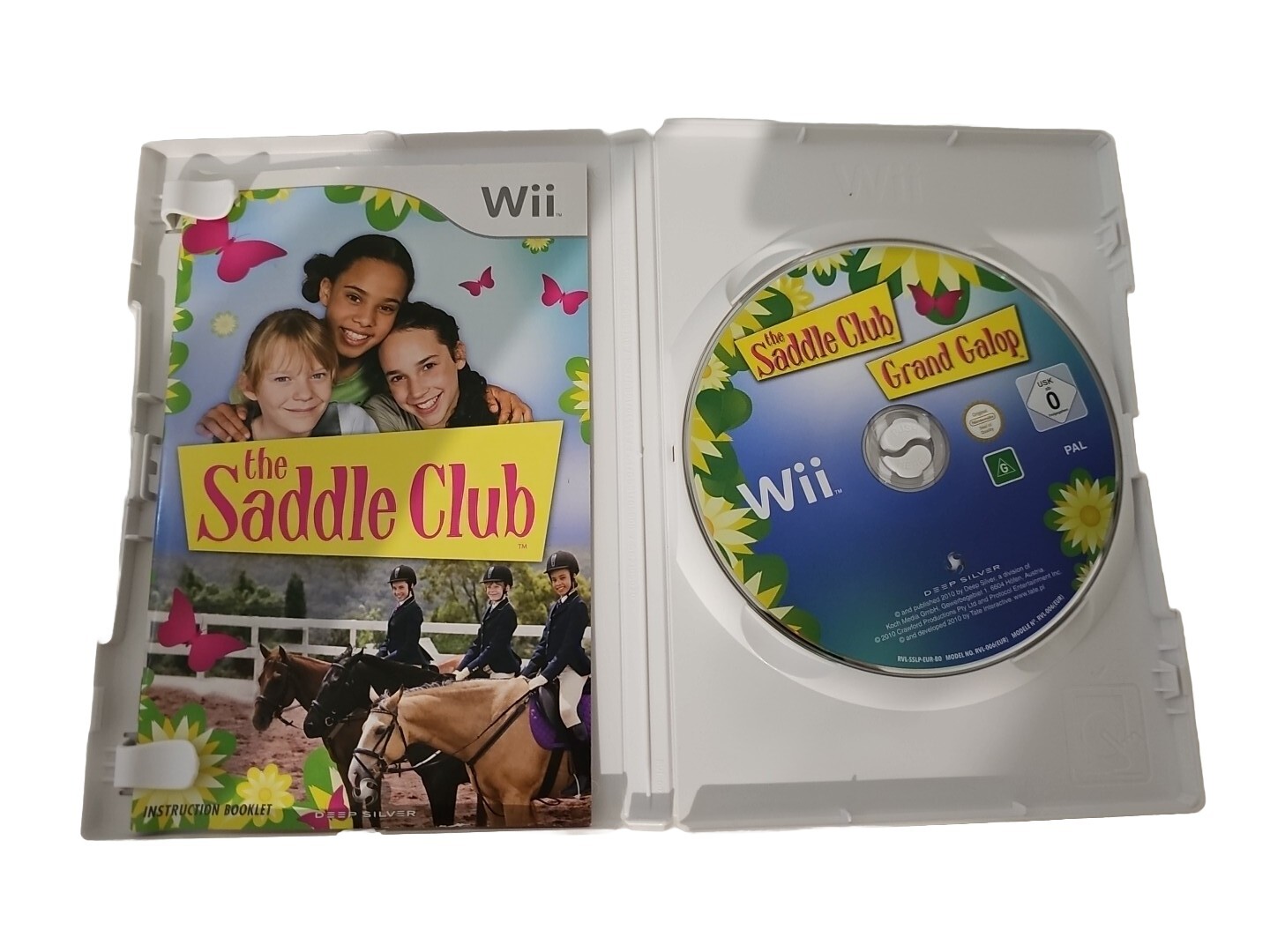 Wii The Saddle Club Nintendo Grand Galop PAL Complete Game and Manual ...