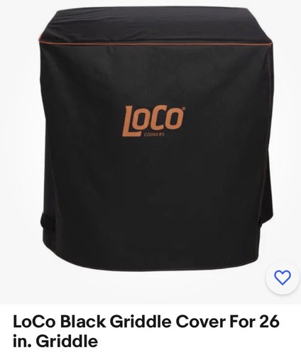 LoCo Cookers 8081675 Black Griddle Cover for 26 in. Griddle - LCG26CV ...