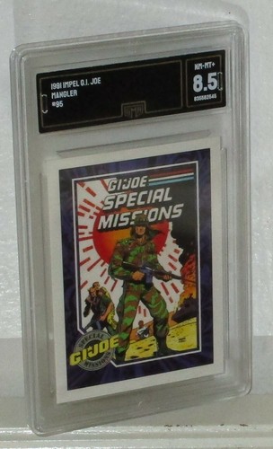 1991 IMPEL HASBRO G.I. JOE MANGLER CARD#95 WASHOUT NM-MT+ 8.5 BY GMA ...