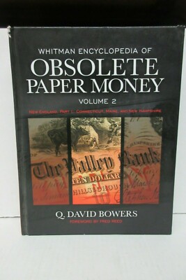 Whitman Encyclopedia of Obsolete Paper Money Vol 2 Pt 1 New England Ct ...
