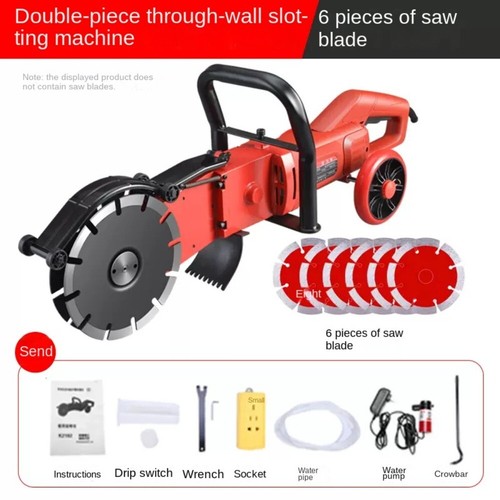 Twin-piece High Power Concrete Floor Grooving Machine Pavement ...