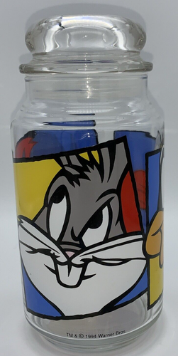 1994 Warner Bros. Bugs Bunny Daffy Duck Tas Devil Hocking Glass Jar ...