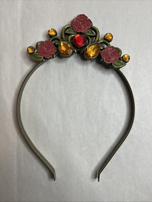 Disney Princess Metal Costume Tiara Headband Flower Jewel | eBay