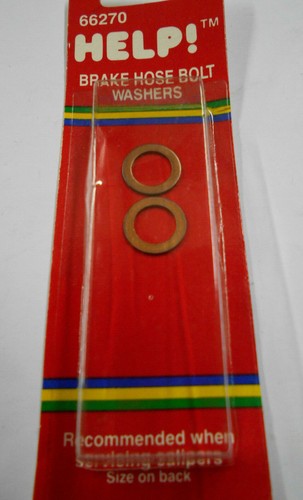 Dorman Help 66270 Universal Copper Brake Hose Bolt Washers 25/64" ID x ...