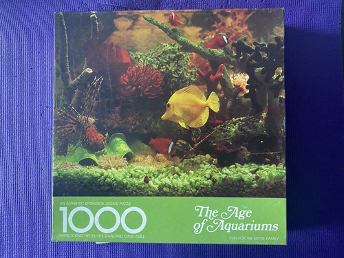 Vintage Springbok Puzzle The Age Of Aquariums Complete | eBay