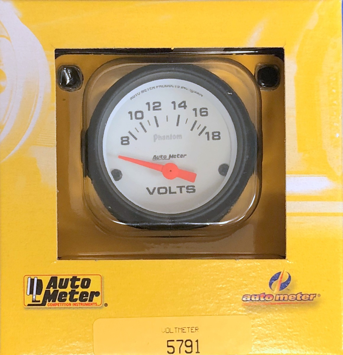 Autometer Gauges AutoMeter 5791 Phantom Electric Voltmeter Gauge ...