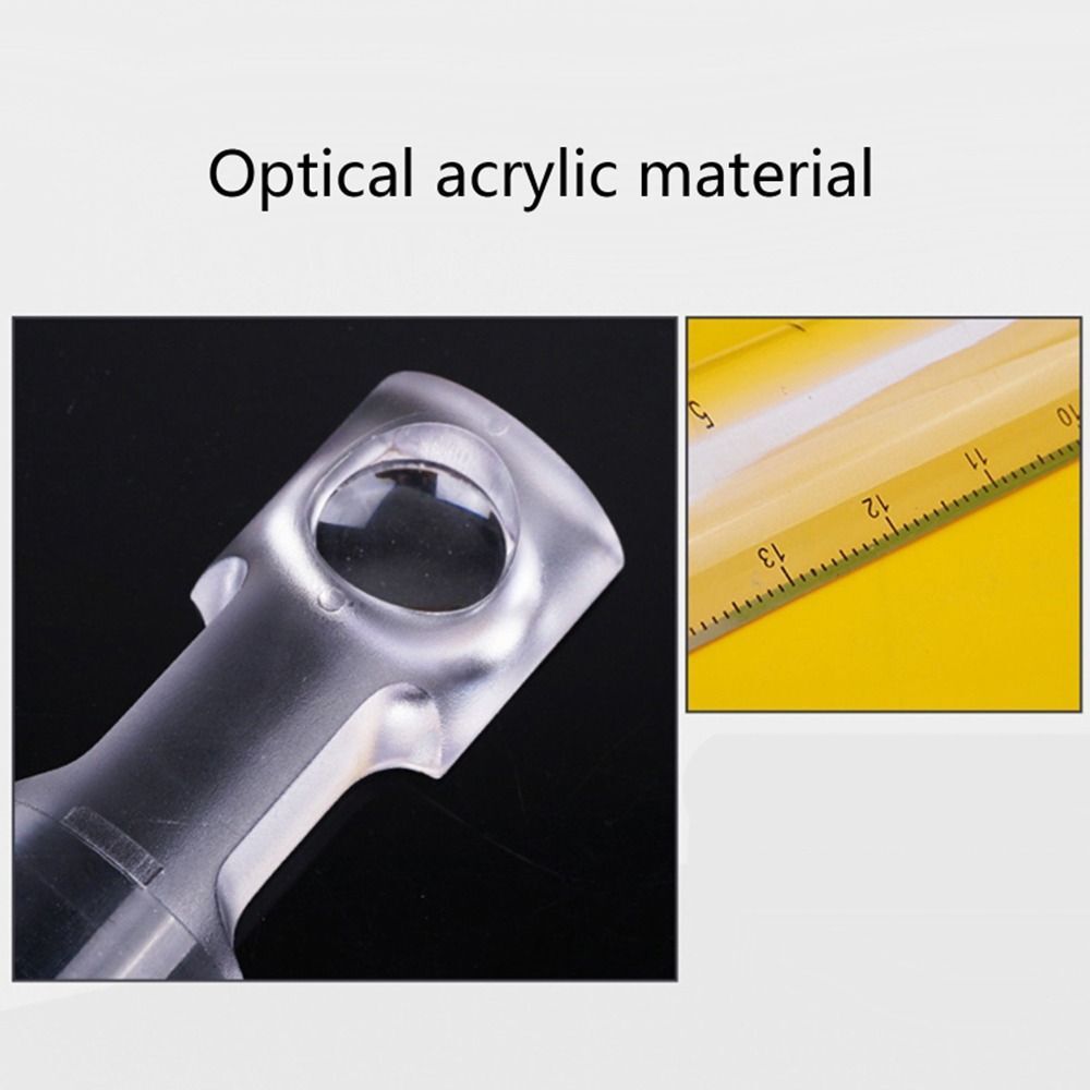 Acrylic Magnifying Ruler Data Processing Magnifying Bar Ruler Magnifier ...