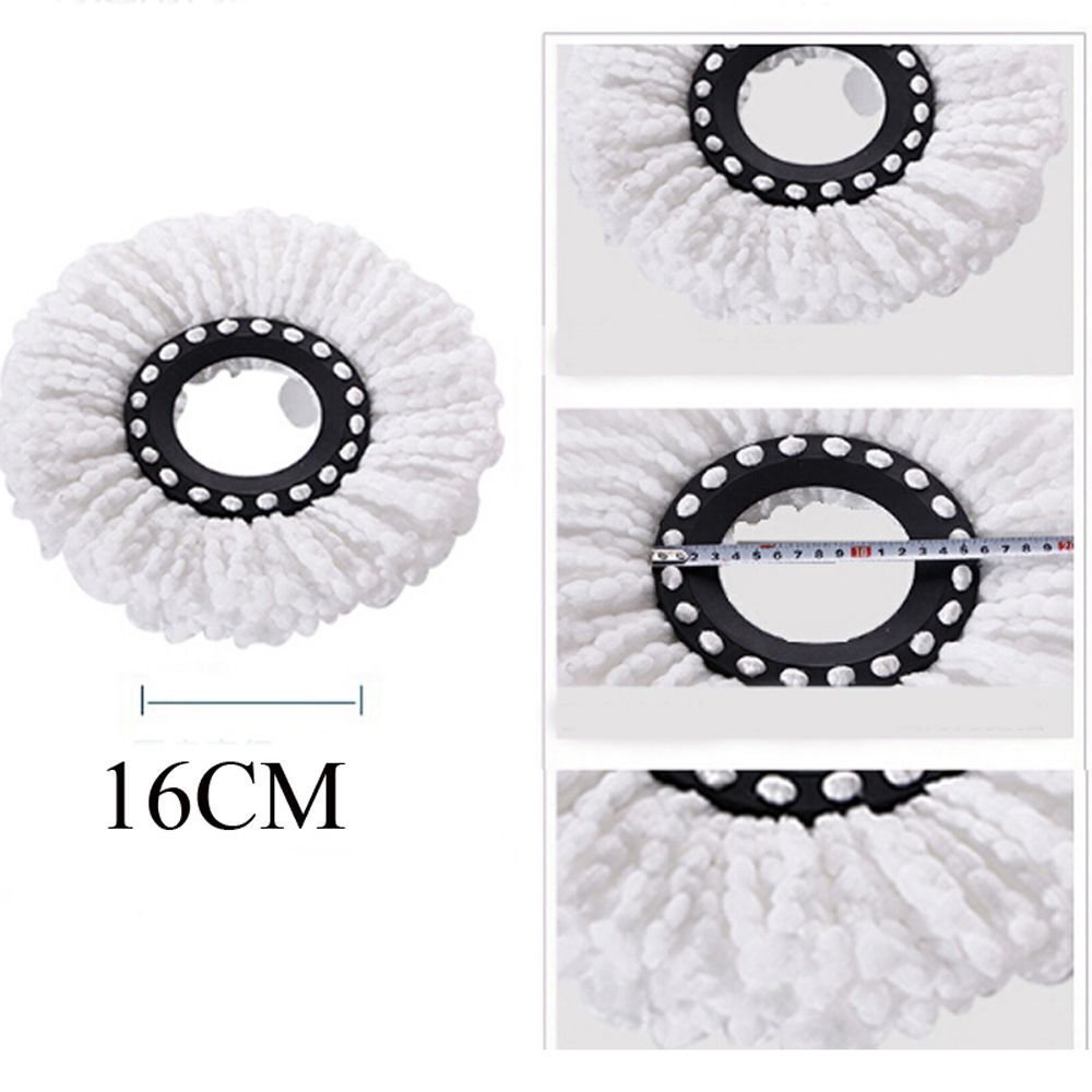 360° Rotating Household Cleaning Pad Microfiber Brush Floor Cleaner Mop ...