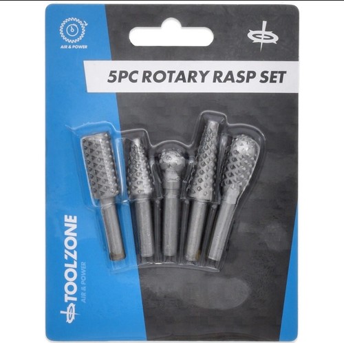 5pcs 1/4'' Rotary File Rasp Carbide Burrs Wood Carving Bits Set ...