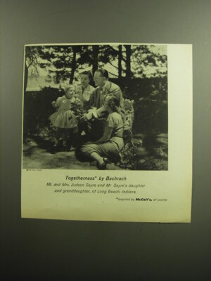 1958 McCall's Magazine Ad - Togetherness by Bachrach Mr. and Mrs ...