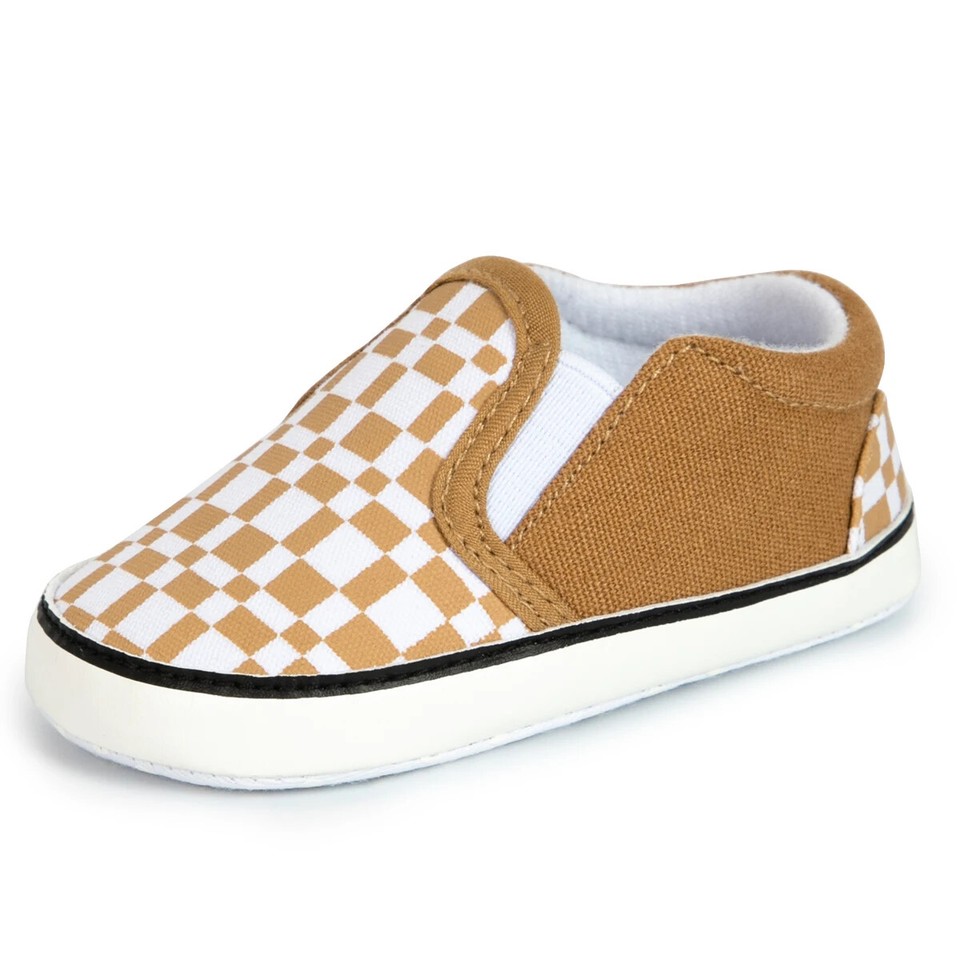Baby Checkered Spring Colors Boy Girl Infant Canvas Non-Slip Soft Sole ...