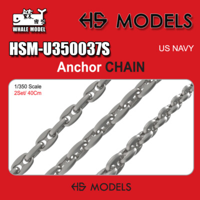 HS Models 1/350 US Navy Anchor Chain /40cm 3D printing | eBay