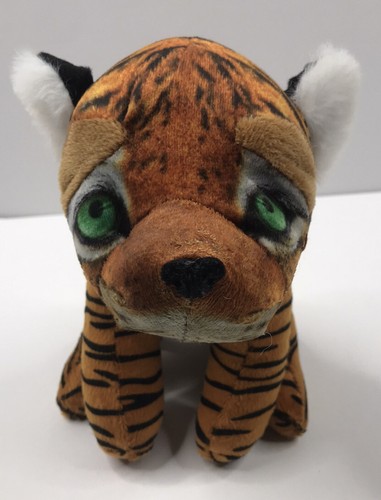 Dan Dee Collector's Choice Tiger Plush 7” 2017 With Green Eyes Stuffed ...