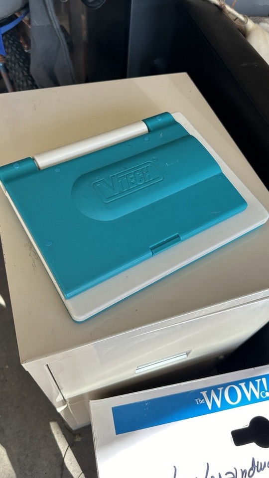 Vtech Talking Whiz Kid Notebook Educational Laptop Vintage 90s IT WORKS ...