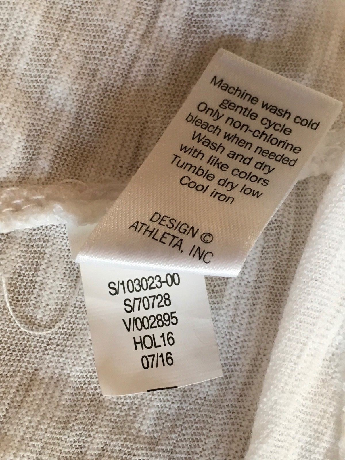 WOMENS ATHLETA DAILY TANK IN BRIGHT WHITE SIZE 1X BRAND NEW WITH TAGS ...