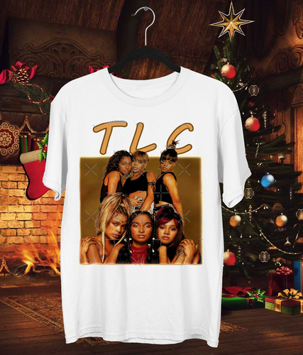 TLC Band White T-shirt For Men Women Tee All Size | eBay