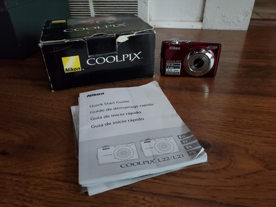 Nikon Coolpix L22 3.6x Zoom 12mp Digital Camera Read Description | eBay