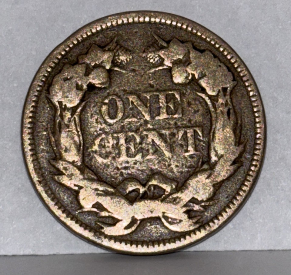 1857 Flying Eagle Penny One Cent Coin F FINE DETAILS | eBay