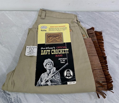 B-360 MINT UNUSED 1950'S BLUE BELL WALT DISNEY'S DAVY CROCKET FESS ...