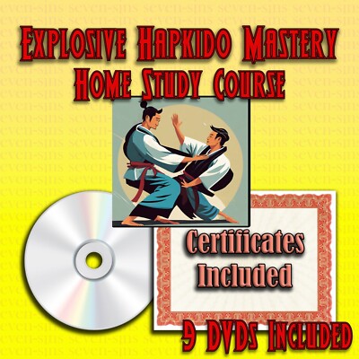 Home Study Course - Explosive Hapkido Mastery (DVDs + Certificates) | eBay