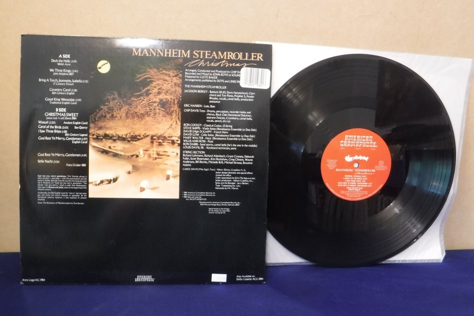 Mannheim Steamroller, Christmas, 1984 American Gramaphone Records AG ...