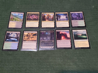 MTG Uncommon lands x10 Cryptic Spires/Aether Hub/Gateway Plaza/New ...