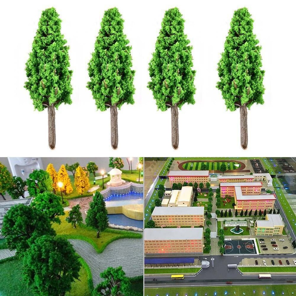 NEW HO scale Mini Model Trees Train Railroad Diorama Wargame Park ...