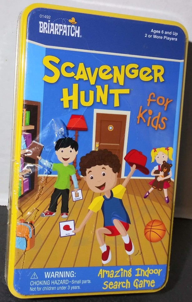 Briarpatch Scavenger Hunt for Kids Indoor Search Game Tin Case Ages 6 ...