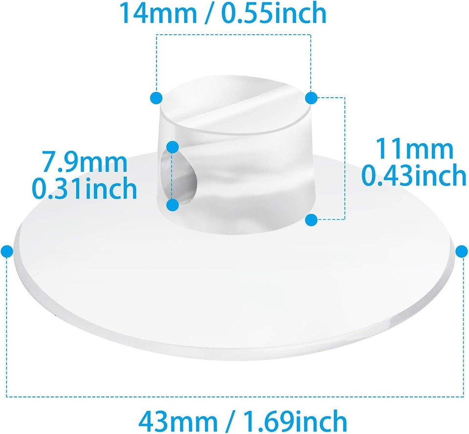 4 Pack Bathroom Shower Caddy Connectors Suction Cups, Heavy Strength ...