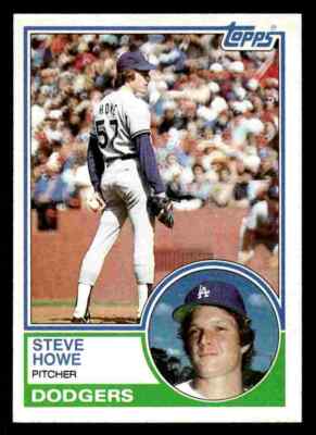 1983 Topps Steve Howe #170 - Los Angeles Dodgers | eBay