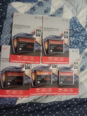 5 CT. Extreme 128MB Compactflash Memory Card UDMA Speed 50Mb/S SLR ...