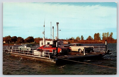 Vintage Postcard The Ironton Ferry Michigan | eBay
