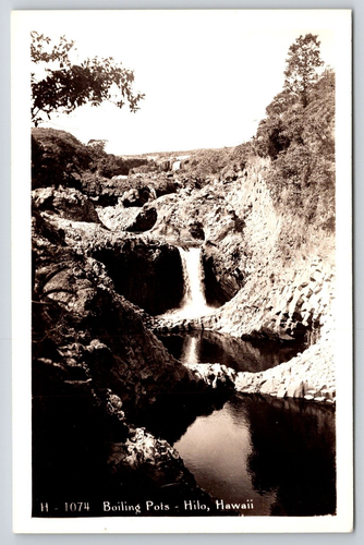 Boiling Pots Hilo Hawaii Postcard UNP RPPC | eBay
