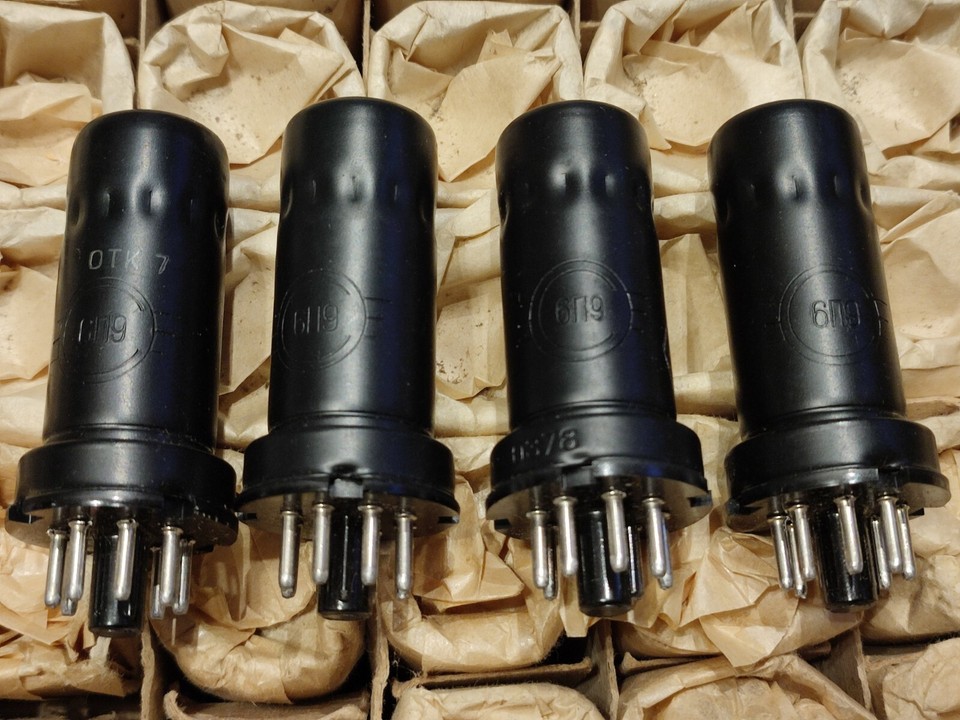8pcs 6P9 /6AG7/ - 6L10 Russian Output Pentode Tubes NOS SAME DATE 70's ...
