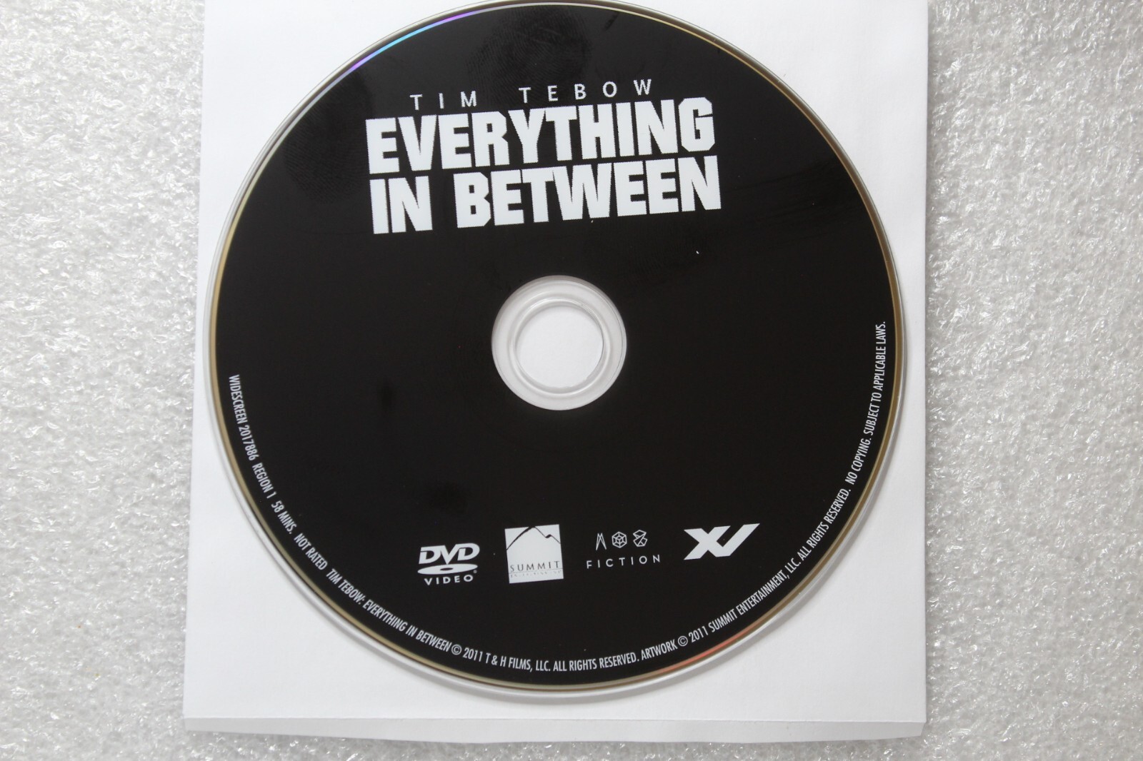 Tim Tebow: Everything in Between (DVD, 2011) 25192112997| eBay